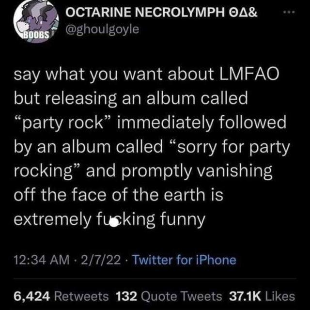 Sorry for Party Rocking | LMFAO | Know Your Meme