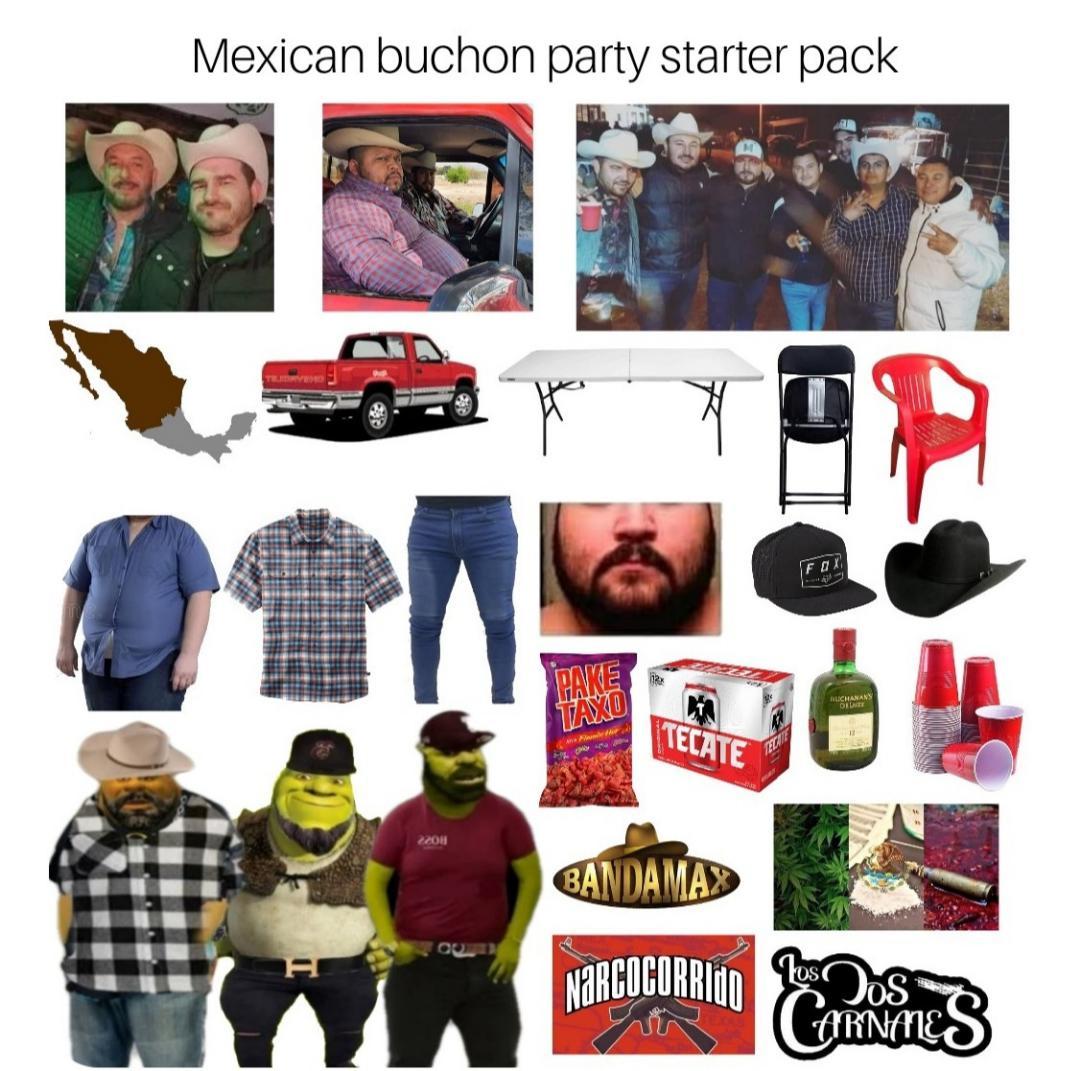 Mexican buchon party starter pack | /r/starterpacks | Starter Packs ...