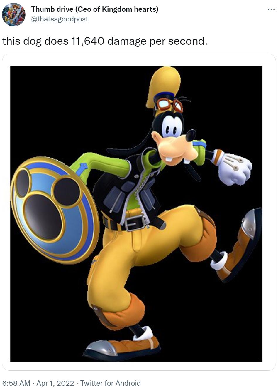 this dog does 11,640 damage per second. | This Dog Does 11,640 Damage ...