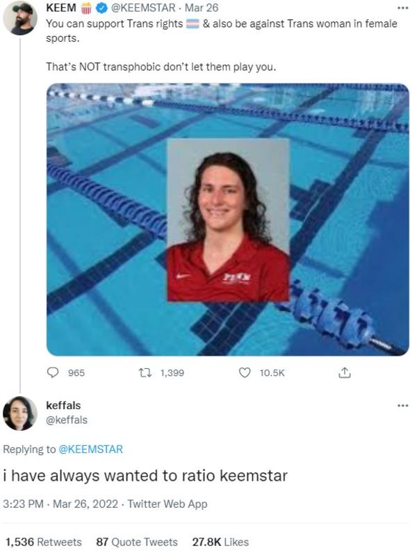 i have always wanted to ratio keemstar | Keffals | Know Your Meme