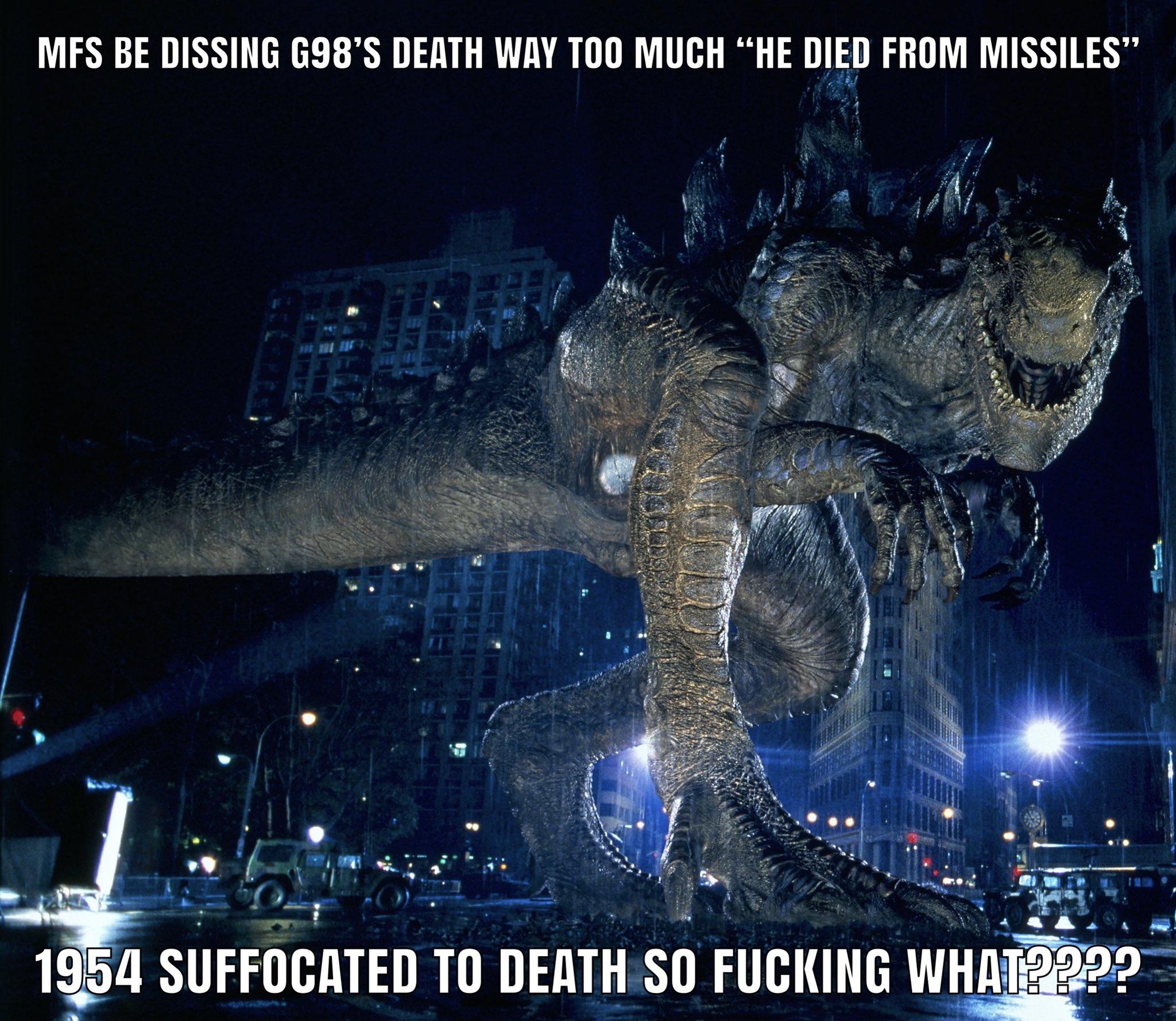 Godzilla 1998 meme | Godzilla | Know Your Meme