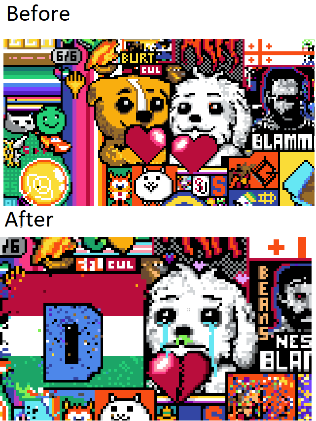 A sad tale | /r/place / Place (Reddit) | Know Your Meme
