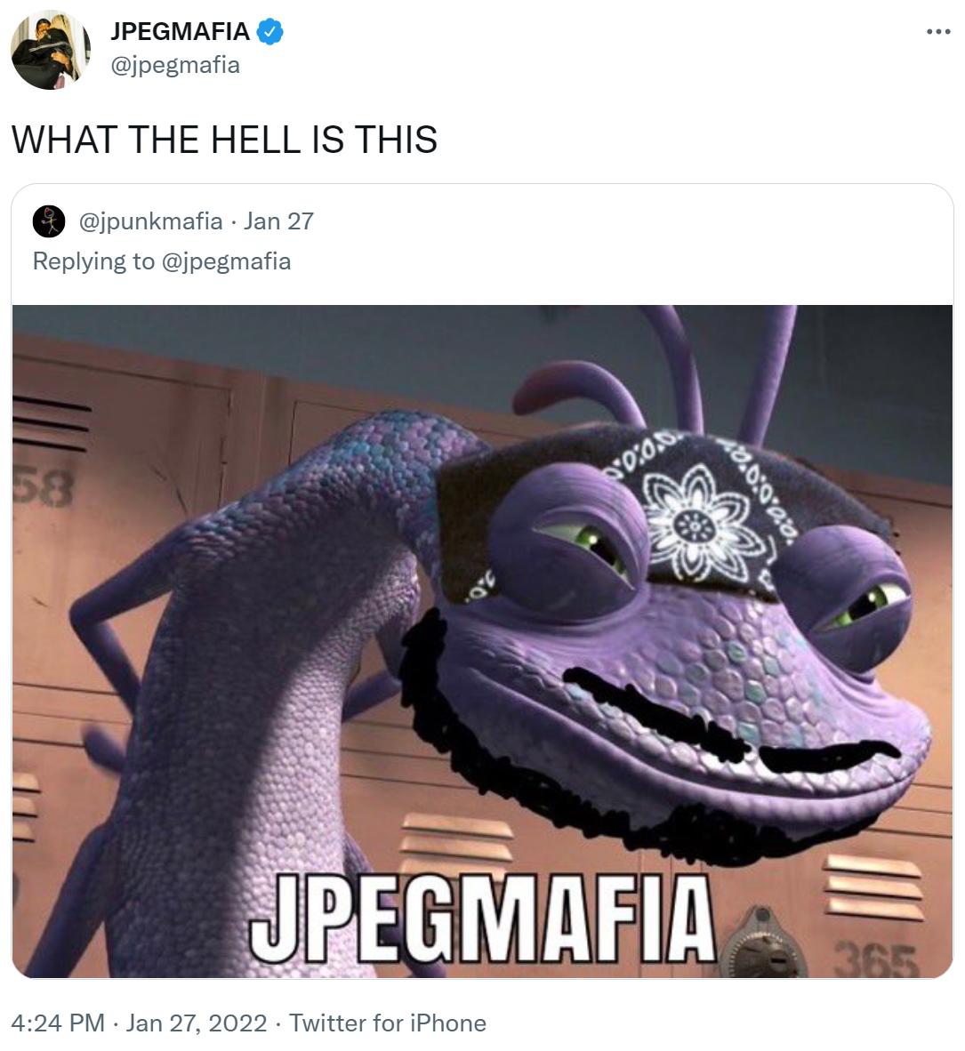 JPEGMAFIA: "WHAT THE HELL IS THIS" | JPEGMAFIA | Know Your Meme