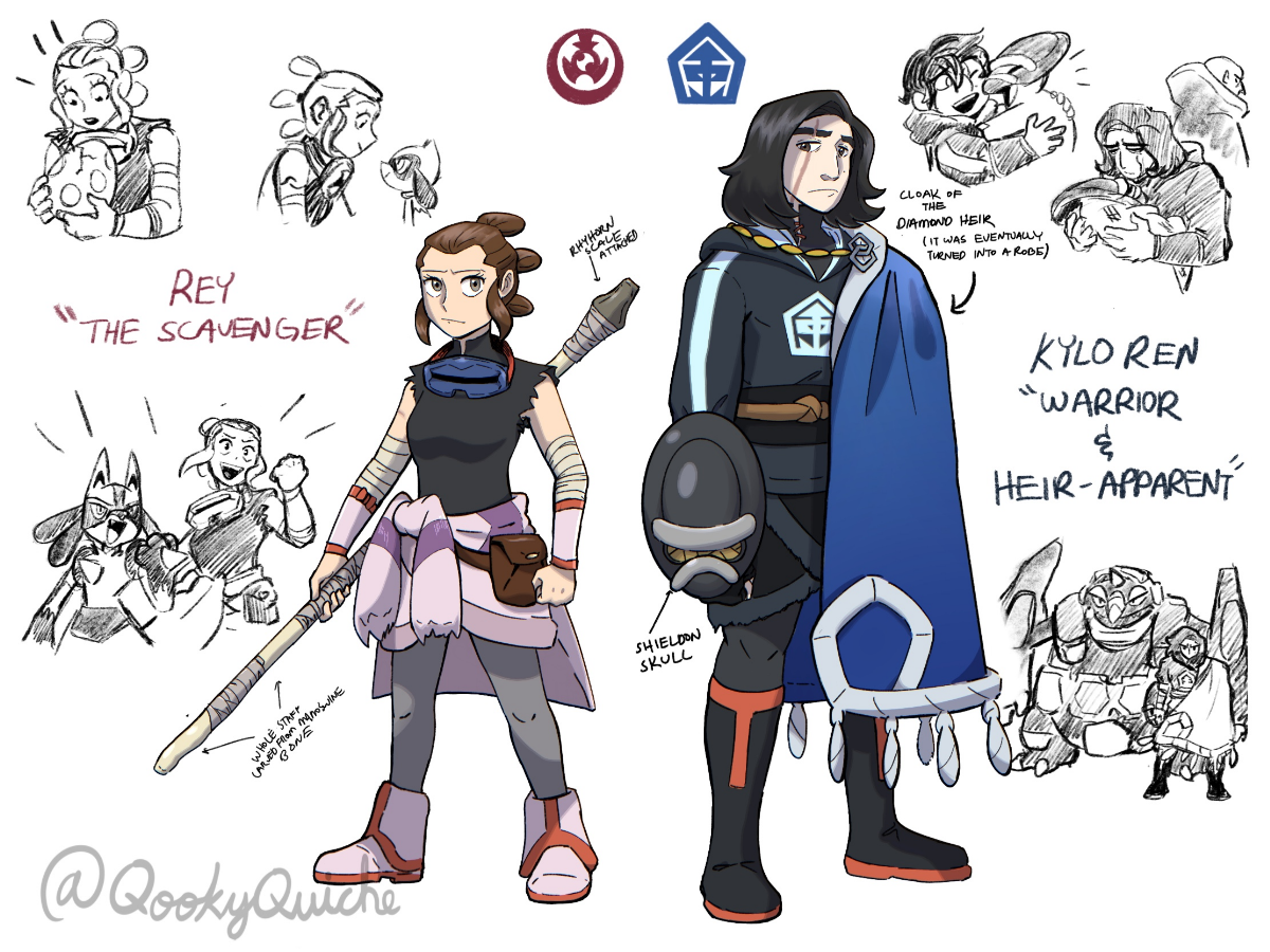 "Rey & Kylo in Hisui" | Crossover | Know Your Meme