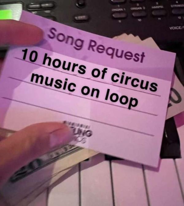 song | Song Request Note | Know Your Meme