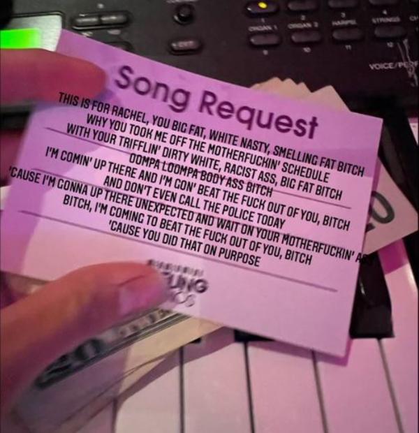song | Song Request Note | Know Your Meme