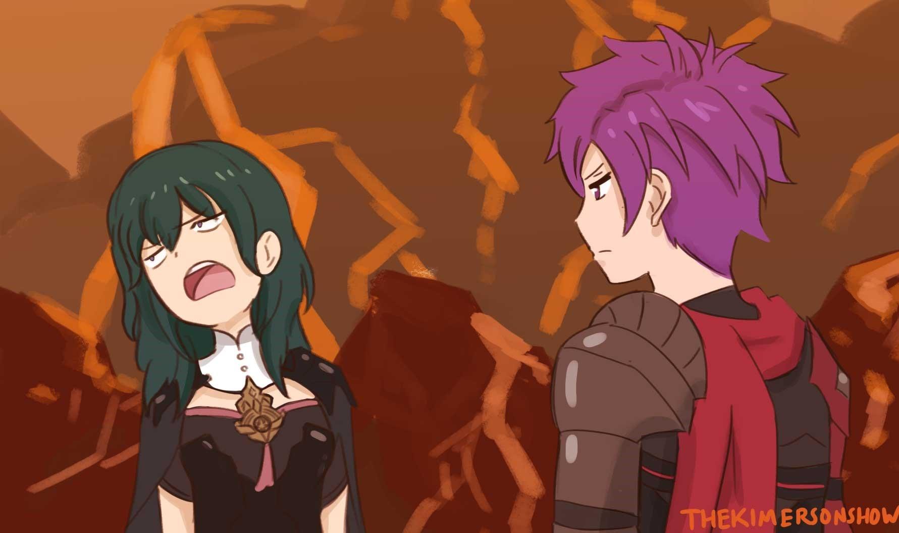Byleth when they realize they're not the main character in FEW3H - by ...