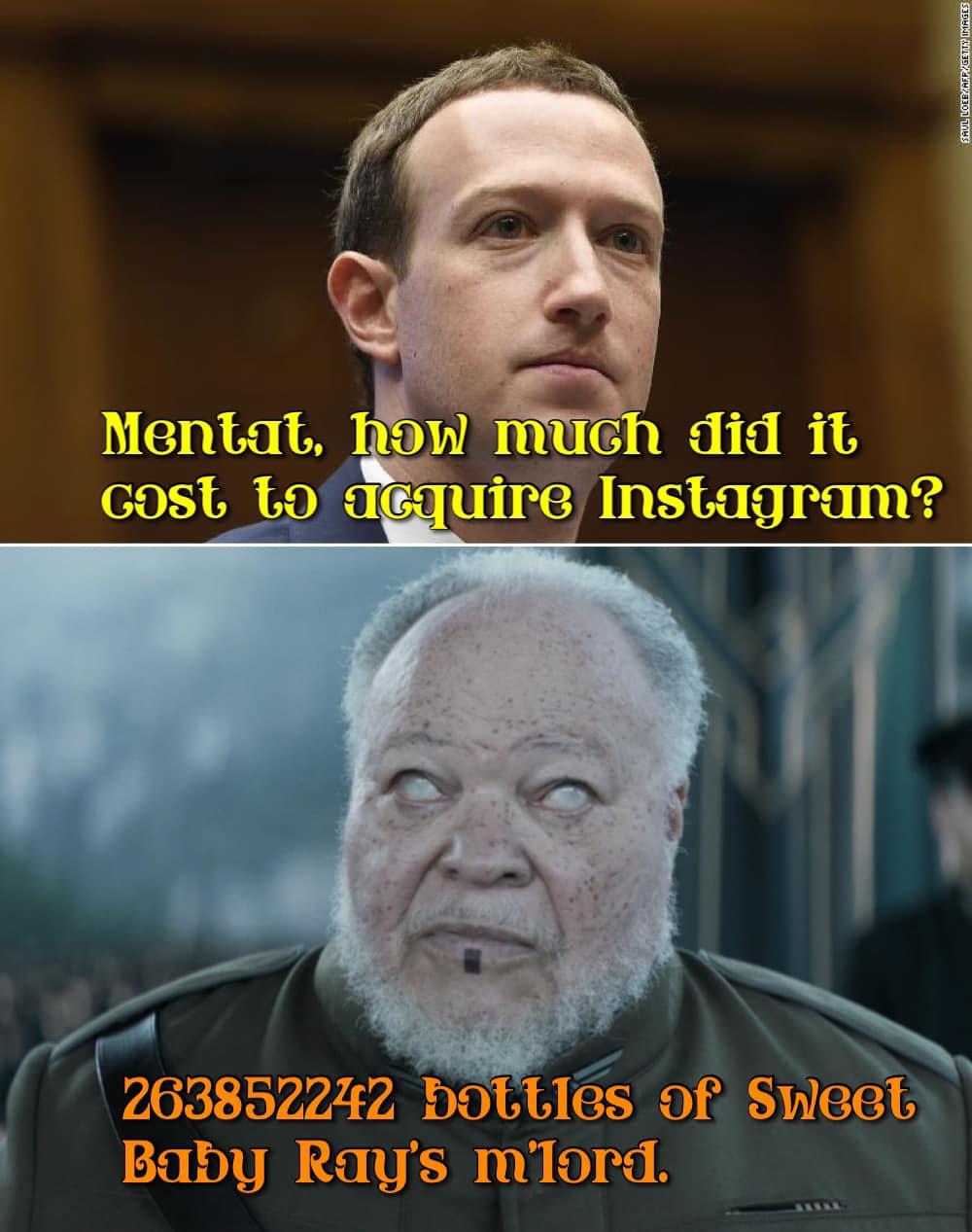 Mentat, How Much Did It Cost to Acquire Instagram | Thufir Hawat ...