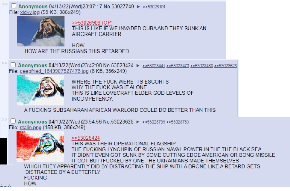 Stalin weeps | Moskva Sinking | Know Your Meme