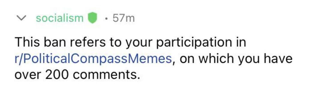 Being affiliated with you degenerates keeps getting me banned from ...