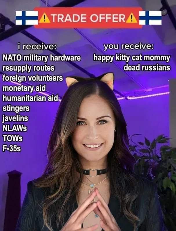 Democratically Elected Cat Girls | Sanna Marin | Know Your Meme