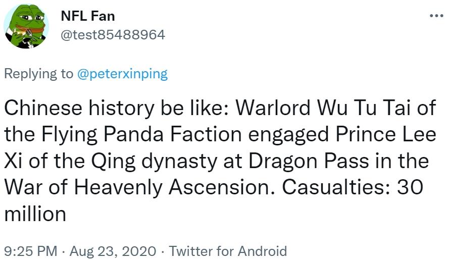 Chinese Wars Be Like | Historical Battle Shitposts / Decisive Victory ...