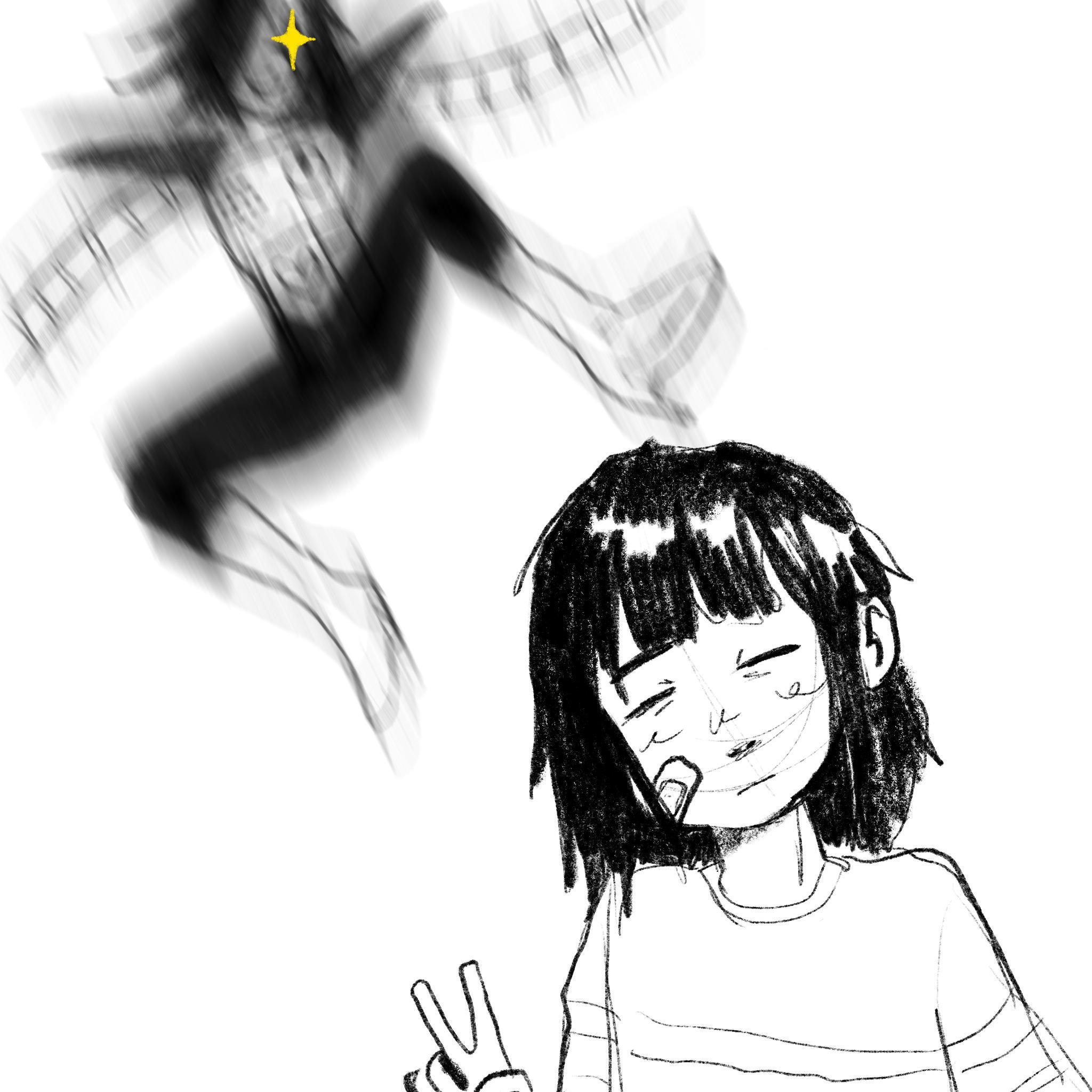 Frisk takes a selfie, nothing special going on | Undertale | Know Your Meme