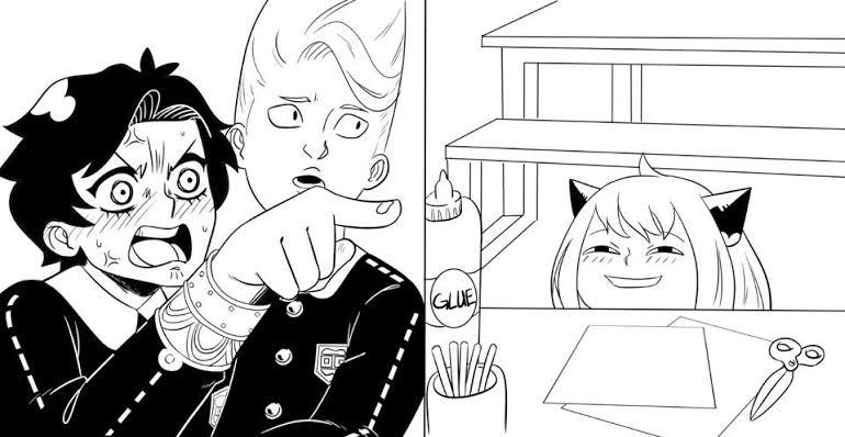 [Template] Woman Yelling at a Cat but it's Damian and Anya | Anya's ...