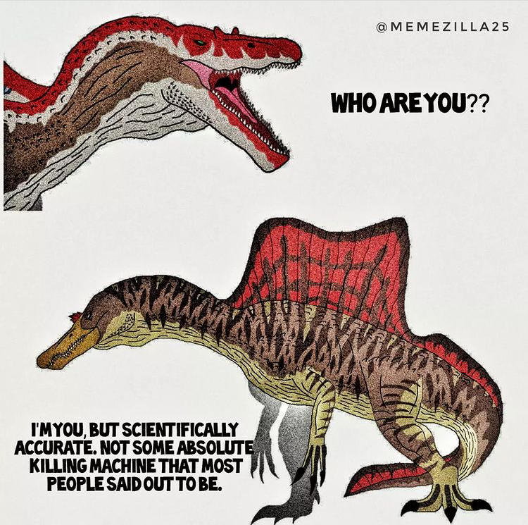 Who are you Spinosaurus | Jurassic Park | Know Your Meme