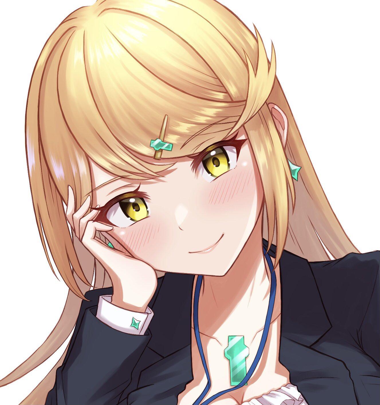 Mythra In A Jacket Xenoblade Chronicles 2 Know Your Meme
