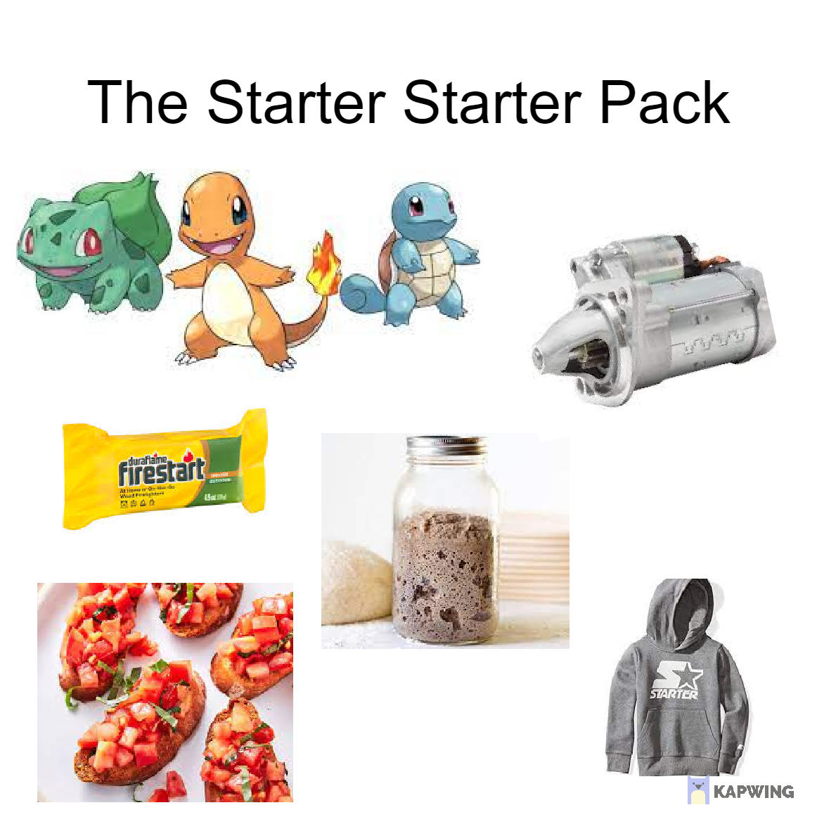 The Starter Starter Pack | /r/starterpacks | Starter Packs | Know Your Meme