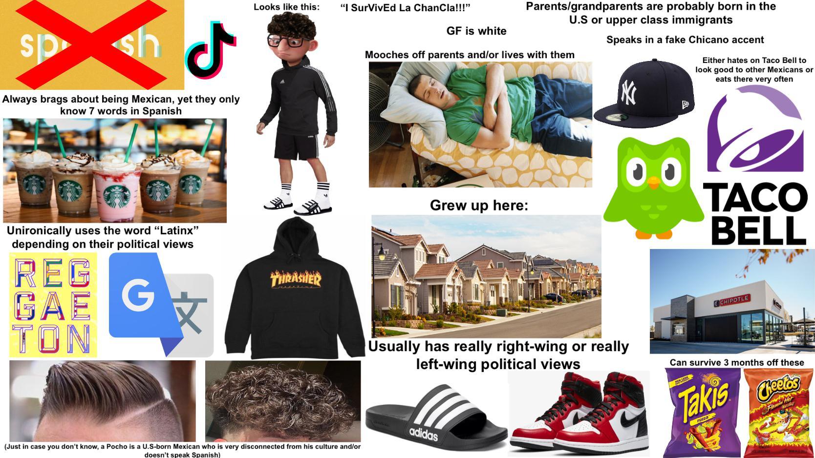 REMADE Pocho starterpack | /r/starterpacks | Starter Packs | Know Your Meme