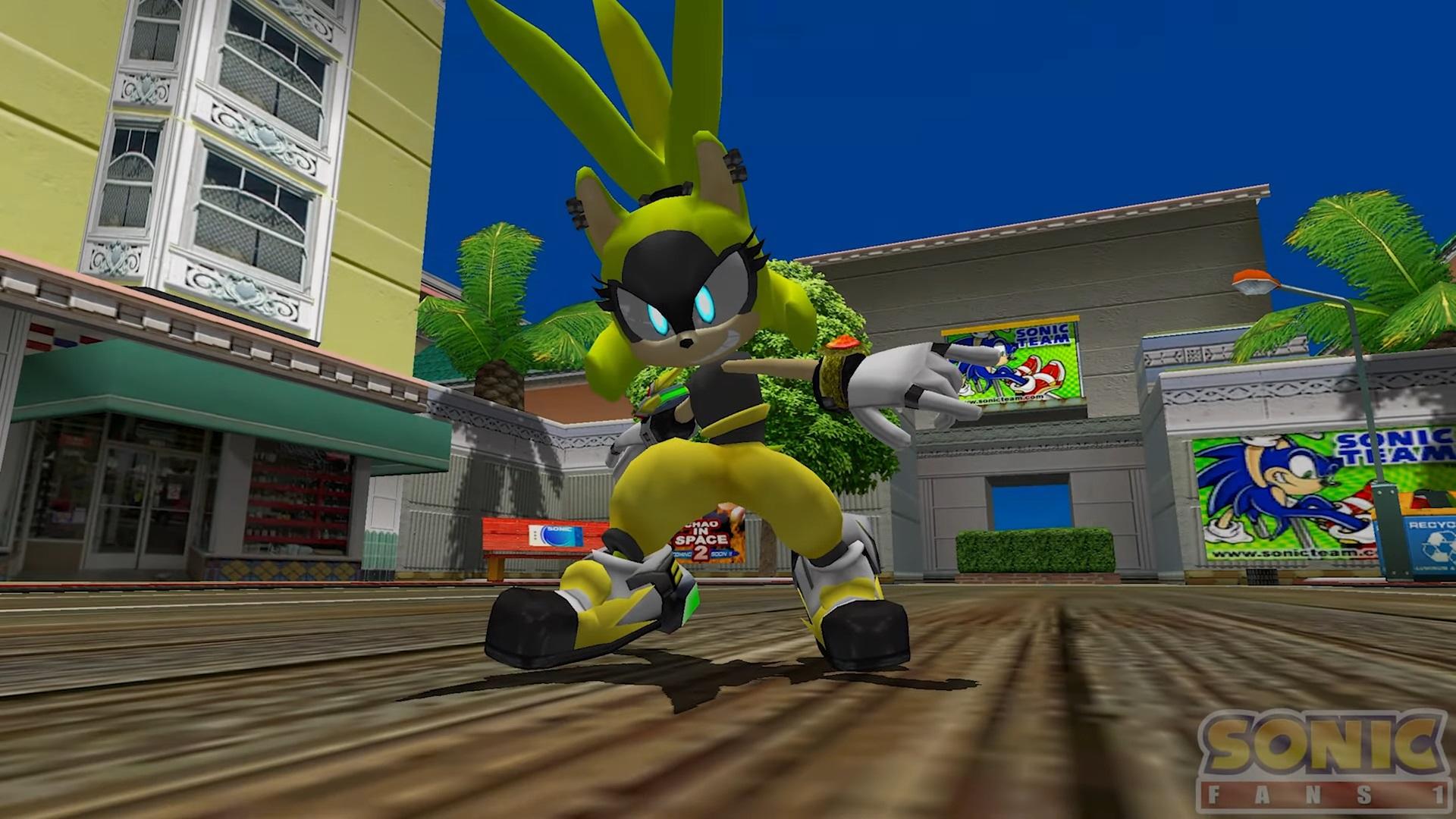 Surge the Tenrec in Sonic Adventure 2 (Mod) | Sonic the Hedgehog | Know ...