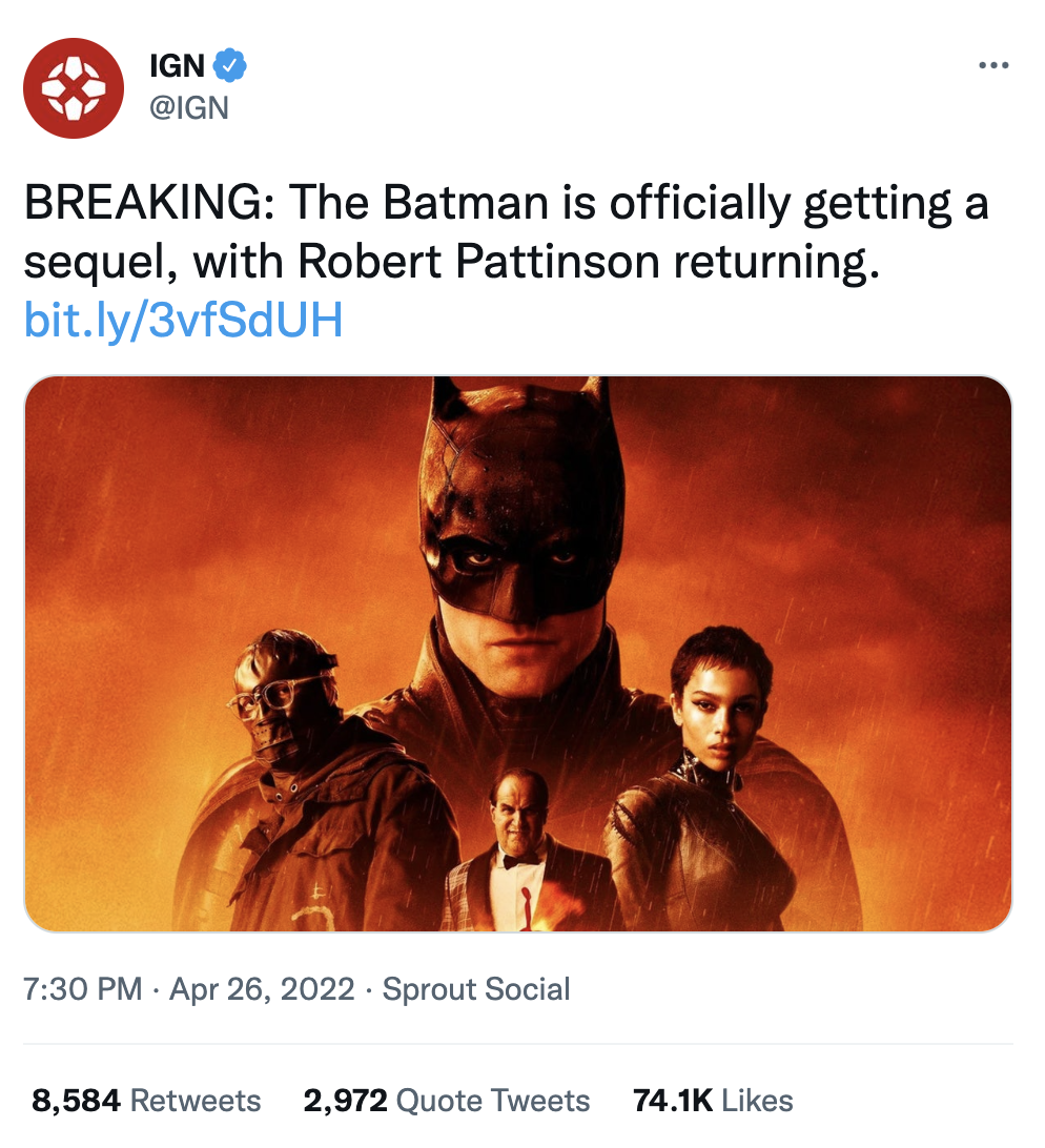 The Batman 2 meme | The Batman 2 (2024 Film) | Know Your Meme