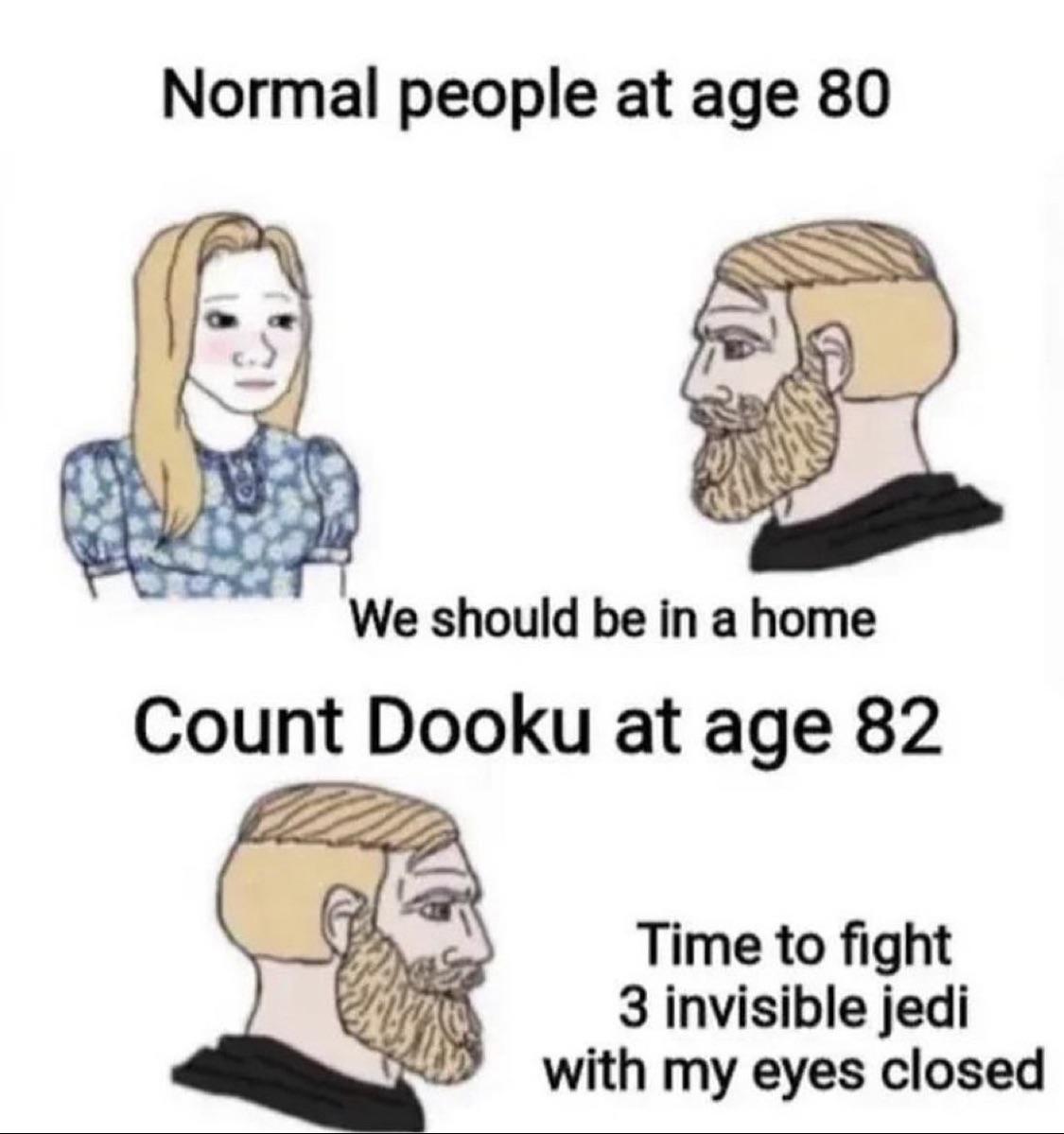 Twice the age, double the cataracts! | /r/PrequelMemes | Prequel Memes ...