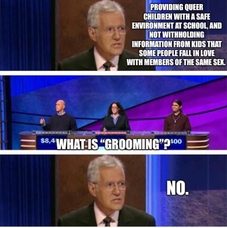 Not grooming | Groomer | Know Your Meme