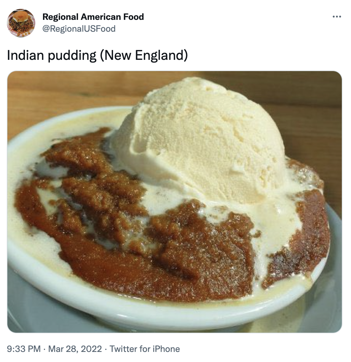 Indian pudding (New England) | Regional American Food | Know Your Meme