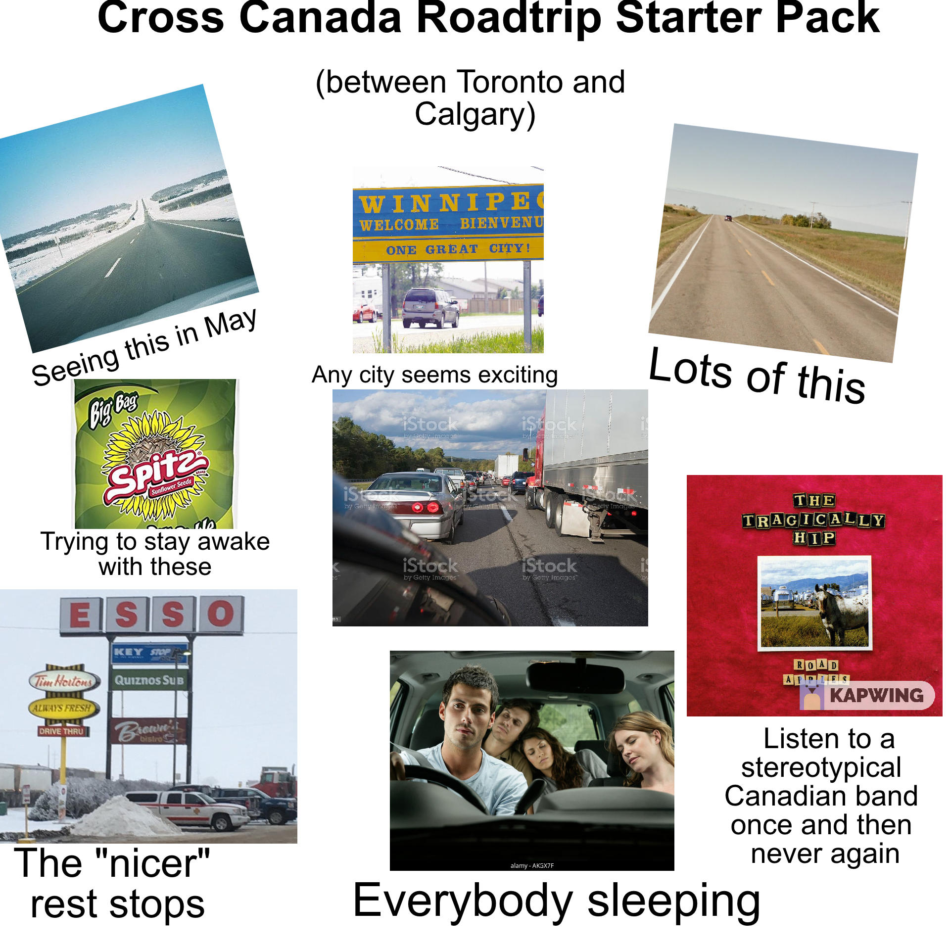 Cross Country Canadian Road-trip Starter Pack | /r/starterpacks ...