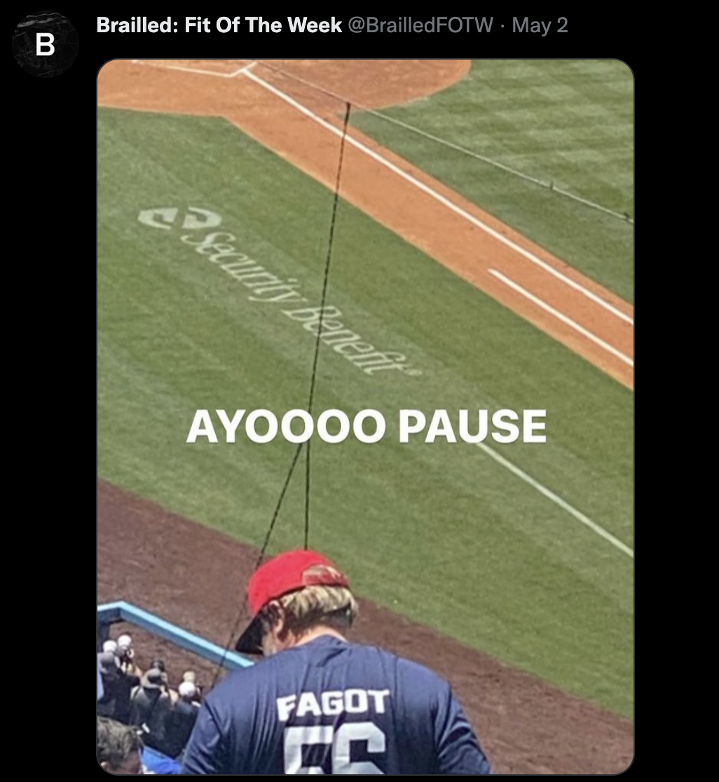 Fagot Baseball Ayoooo Pause | BrailledFOTW | Know Your Meme