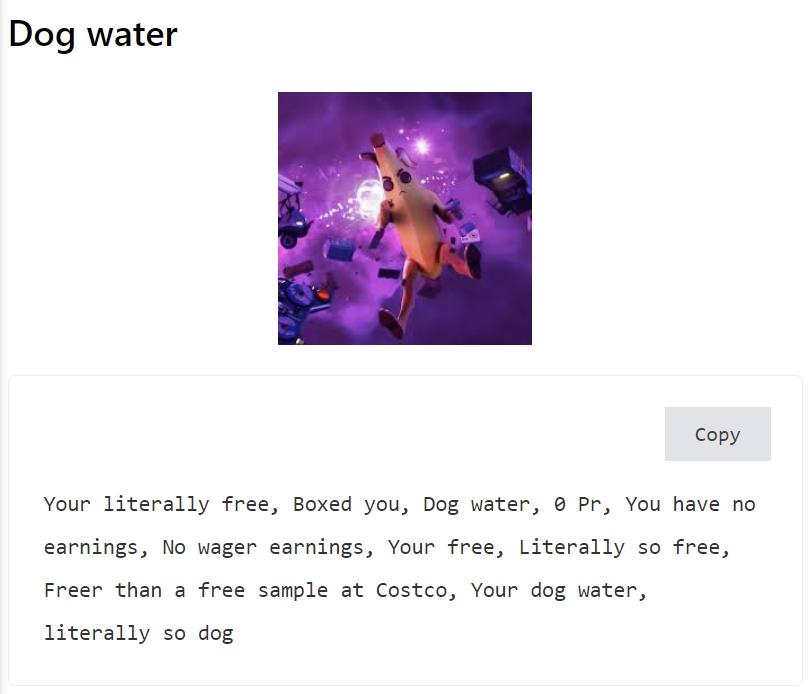 Dogwater Twitch Copypasta | Dogwater | Know Your Meme