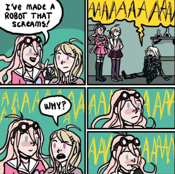 No she didn't | I've Made A Robot That Screams | Know Your Meme