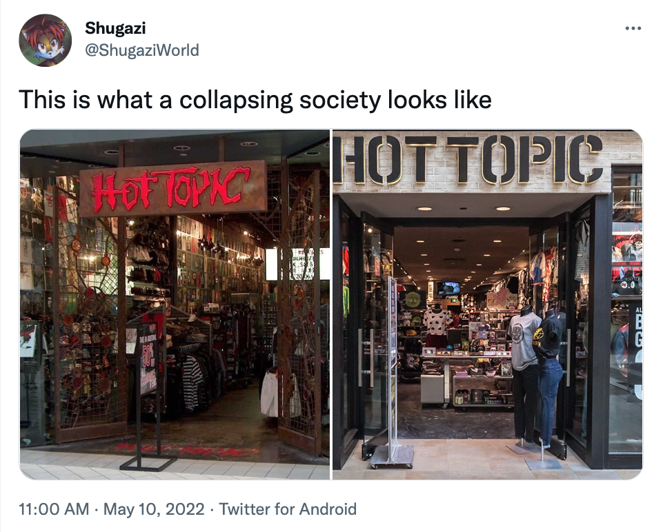 Hot Topic | This Is What A Collapsing Society Looks Like | Know Your Meme