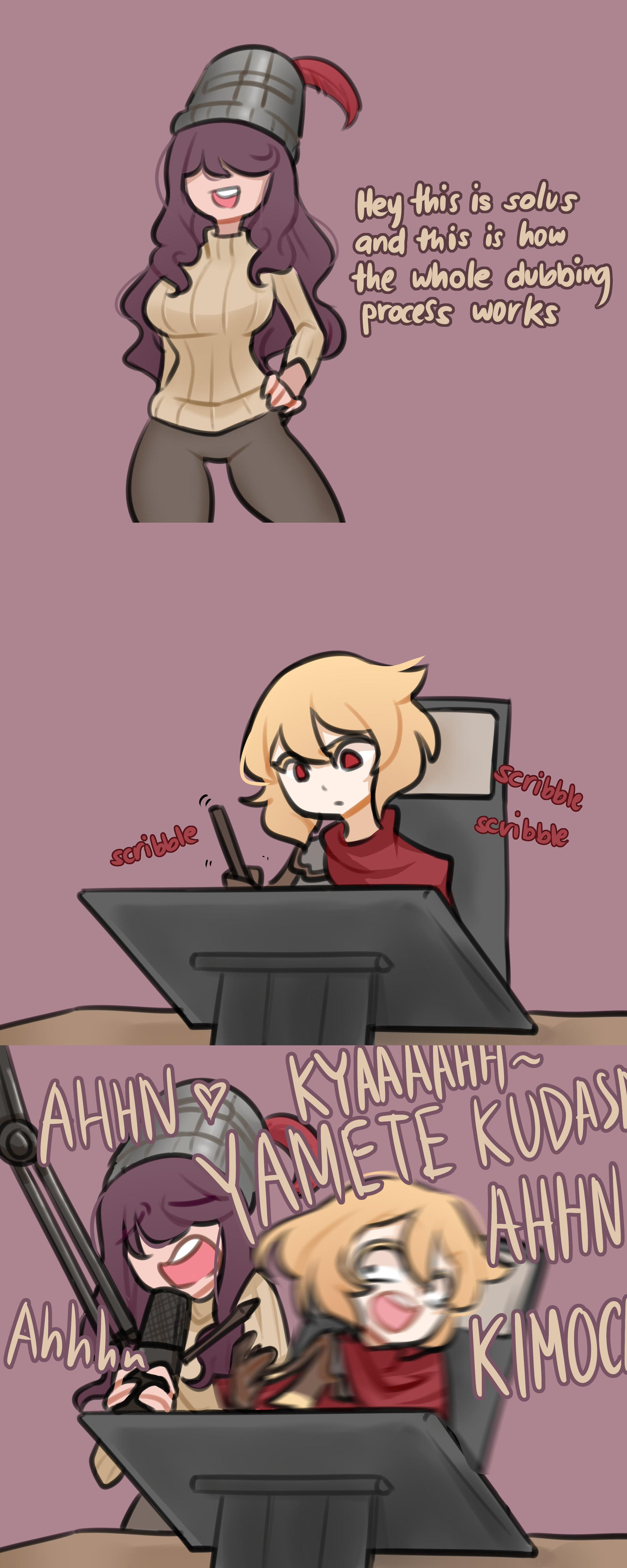 just in case some of you guys didnt know. some of my comics are dubbed ...