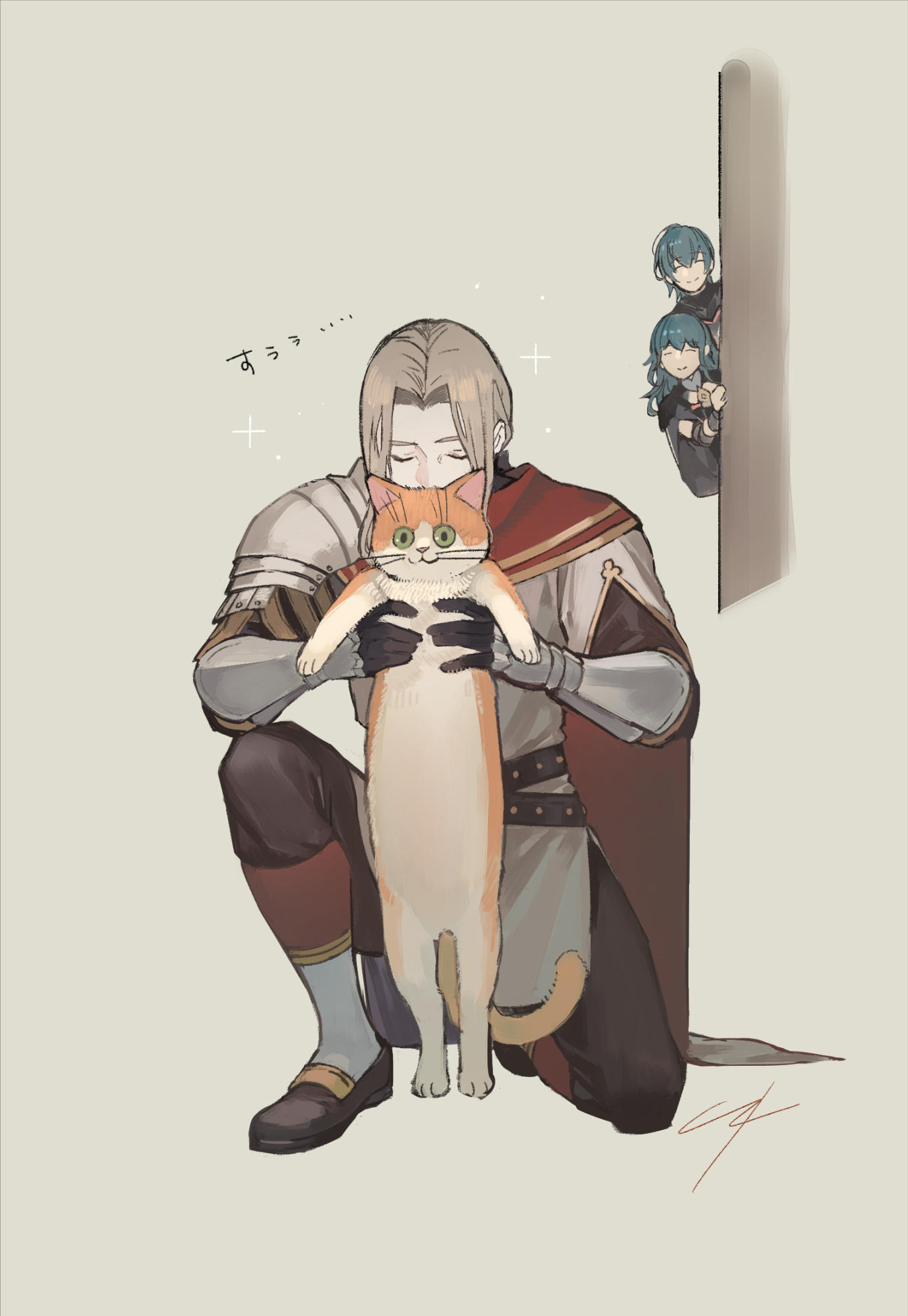 Cat sniffer | Fire Emblem: Three Houses | Know Your Meme