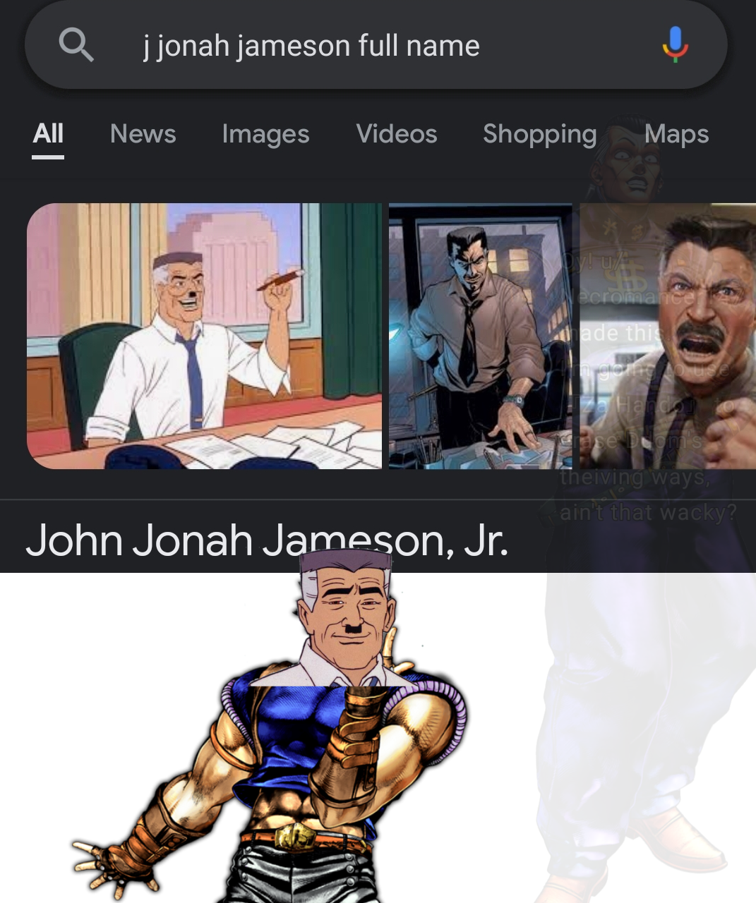 JOhn JOnah Jameson Jr. | /r/ShitPostCrusaders/ | JoJo's Bizarre ...