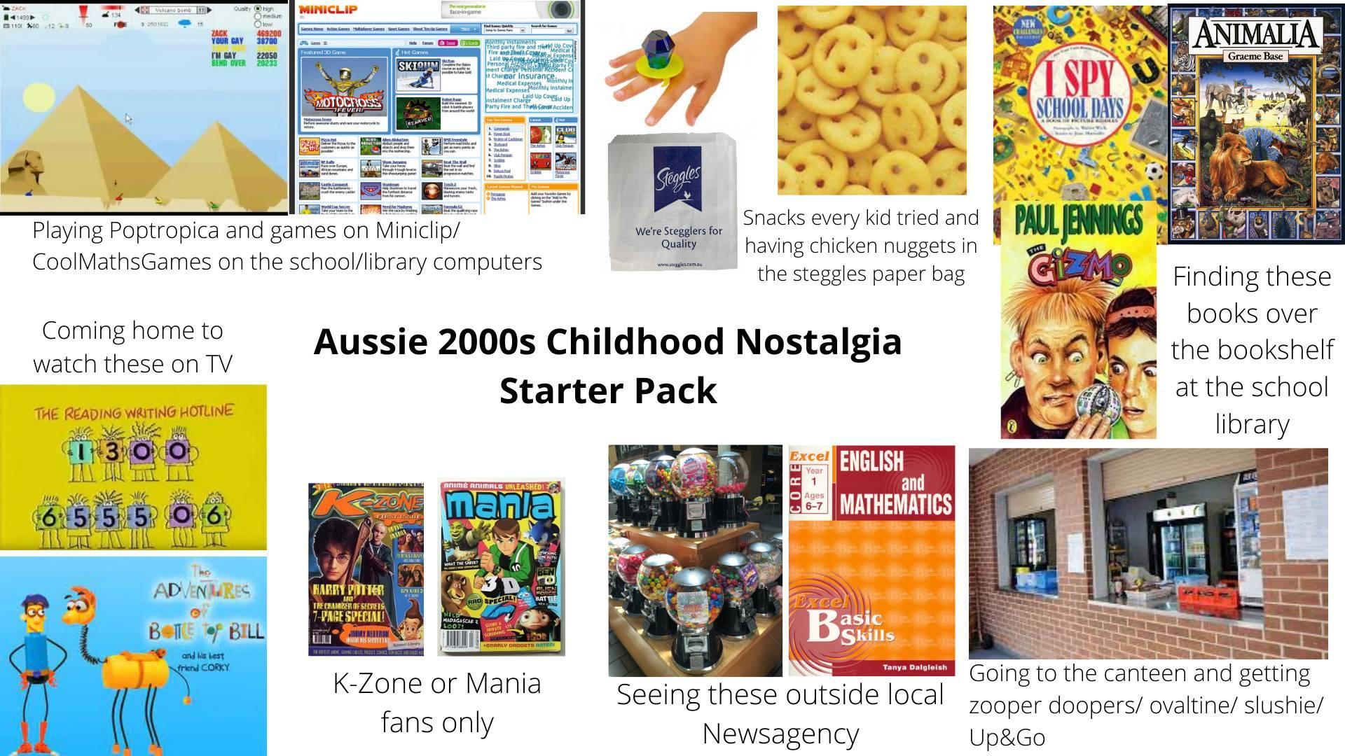 Aussie 2000s Childhood Nostalgia Starter Pack | /r/starterpacks ...