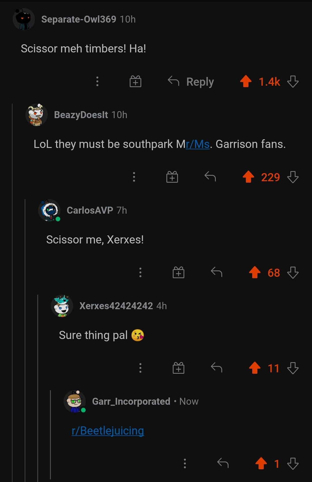 Xerxes listens | /r/beetlejuicing/ | Beetlejuicing | Know Your Meme