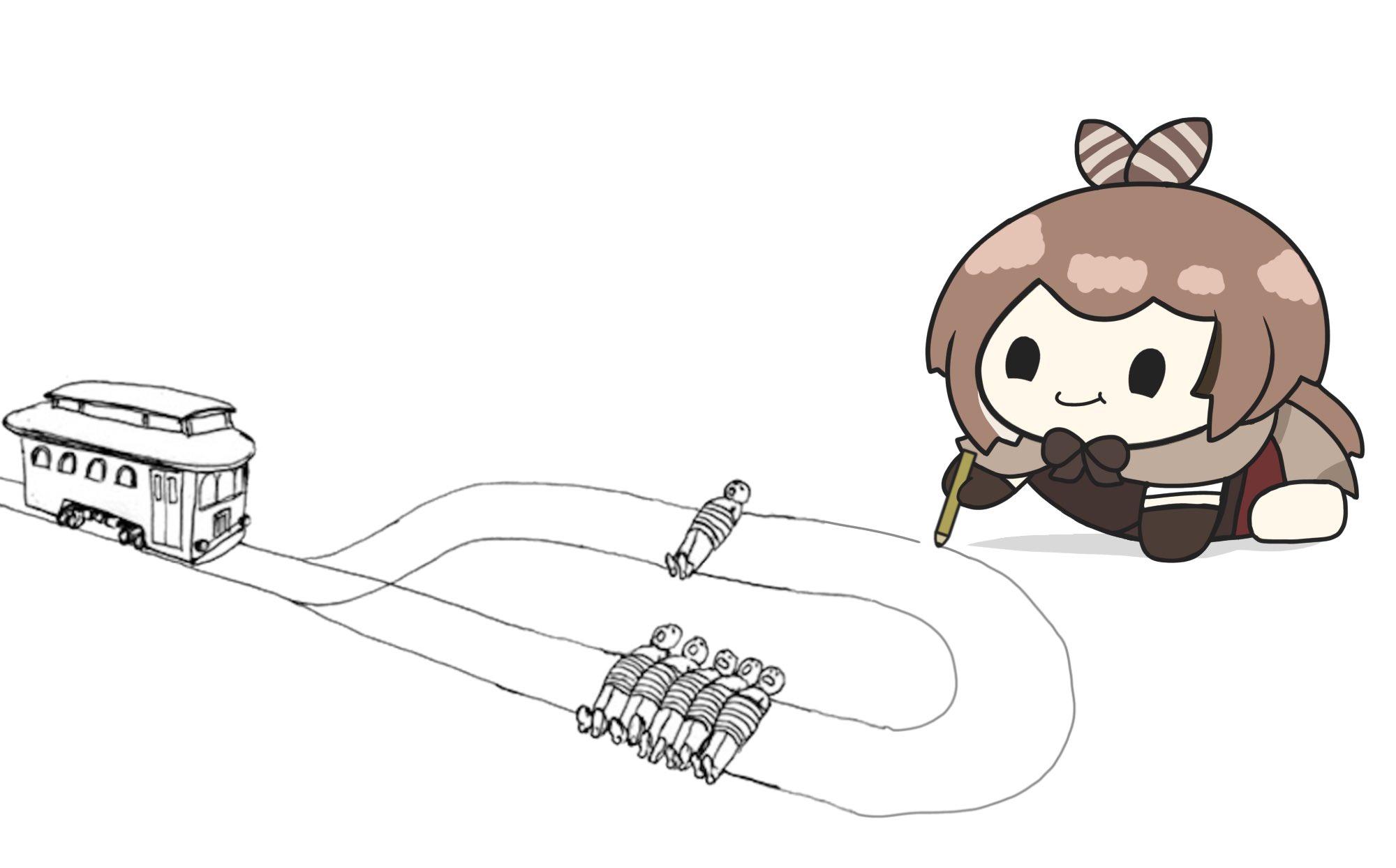 Mumei's Trolley Solution | The Trolley Problem | Know Your Meme