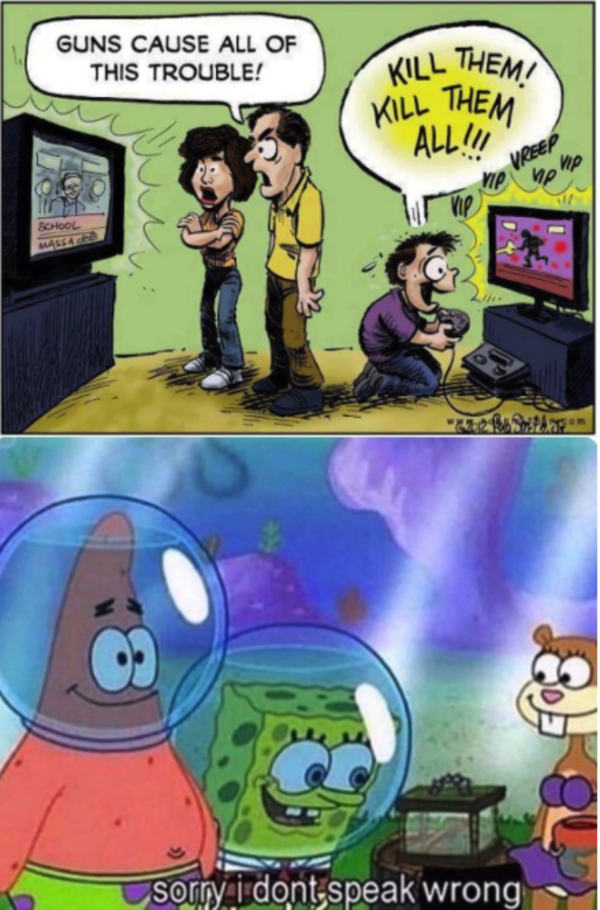 Guns Cause All Of This Trouble! (meme) | Guns Cause All Of This Trouble ...