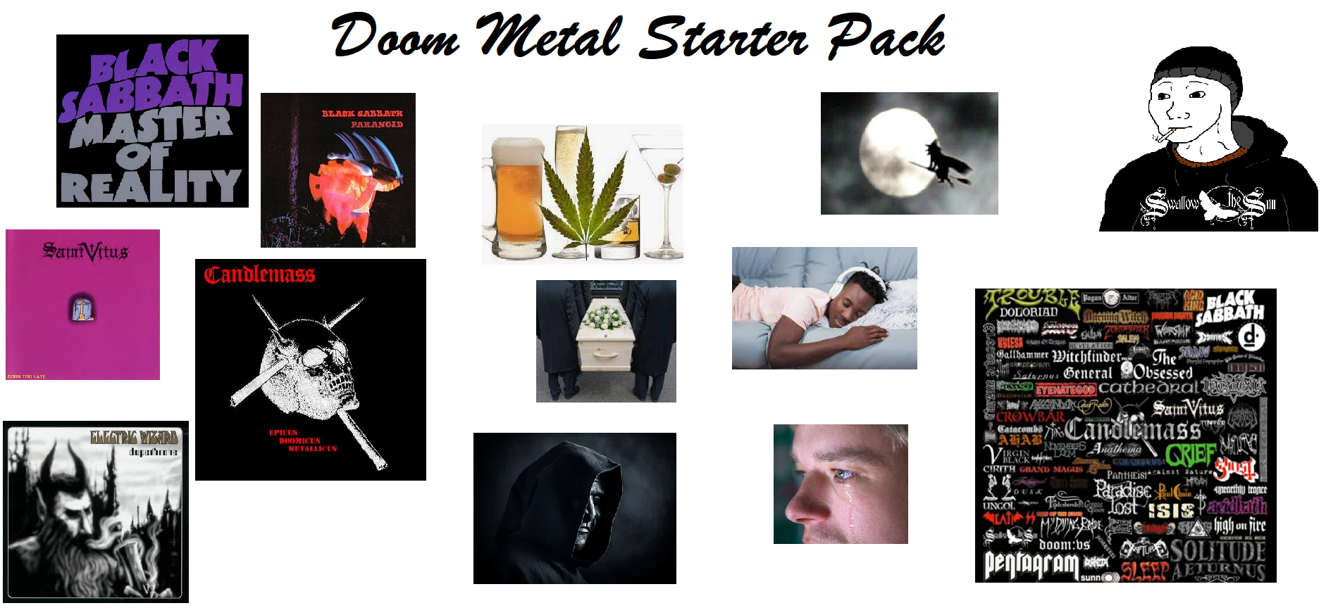 Doom Metal Starter Pack | /r/starterpacks | Starter Packs | Know Your Meme
