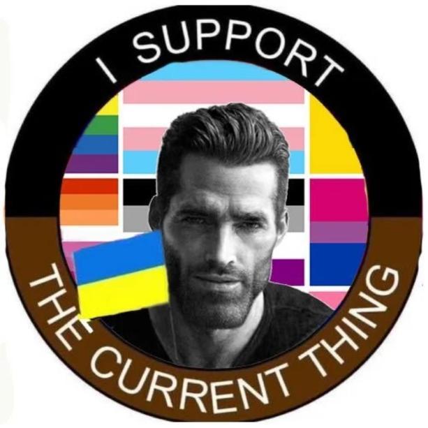 Chad Current Thing Supporter | I Support The Current Thing | Know Your Meme
