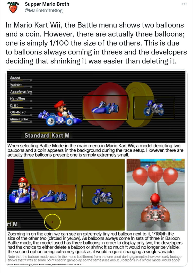 There's a third balloon in the Battle menu | Mario Kart | Know Your Meme