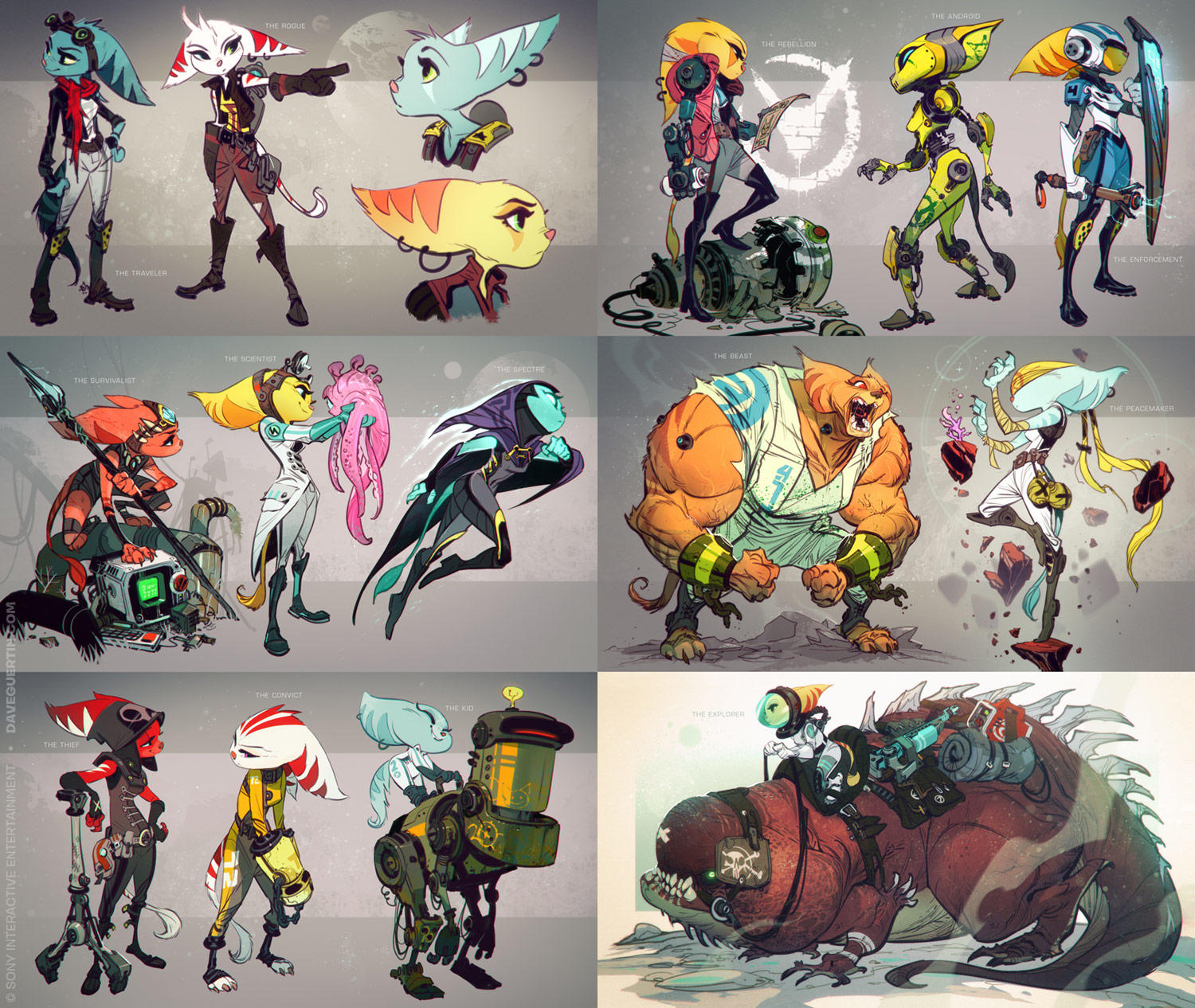Rivet concept arts | Ratchet & Clank | Know Your Meme