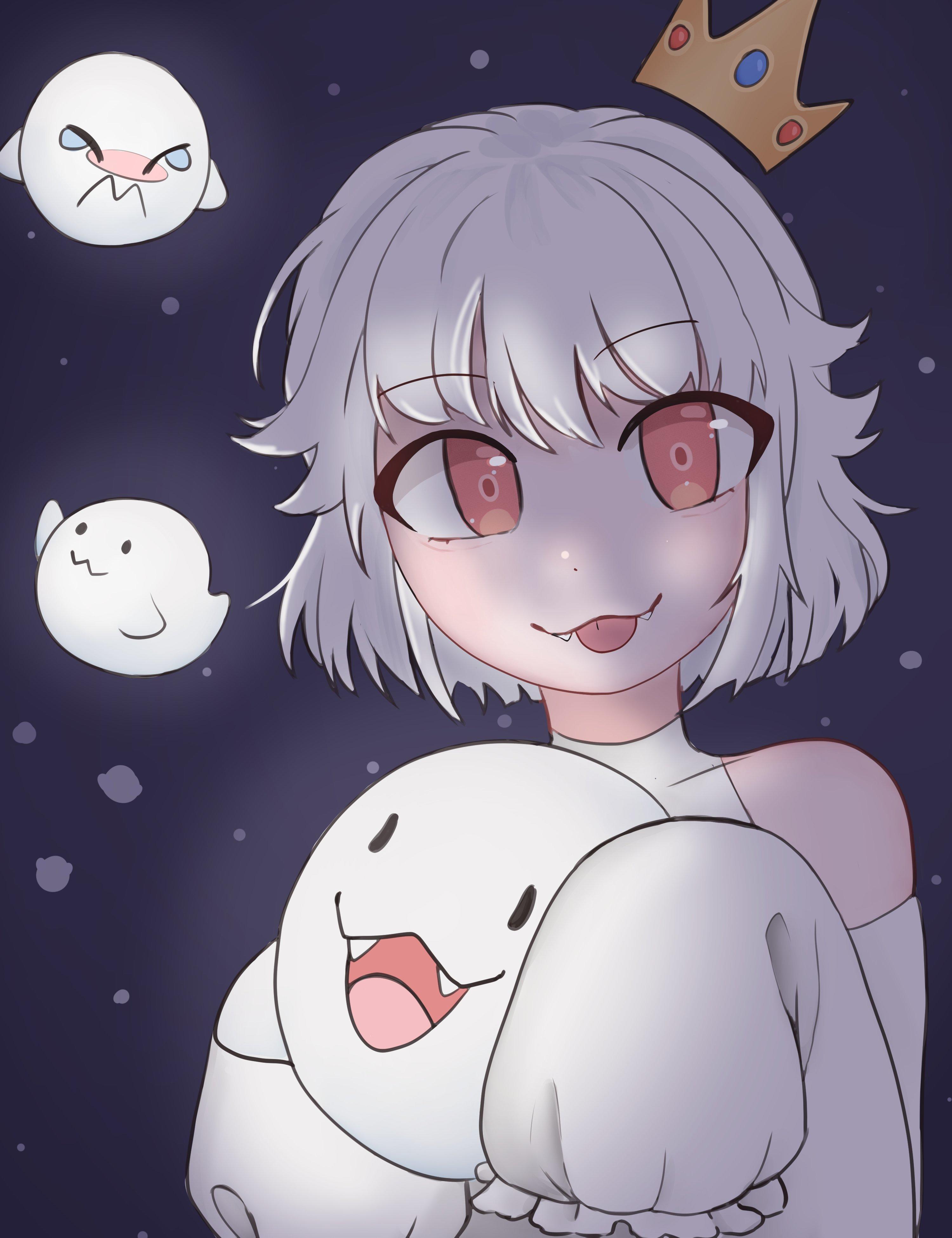 Short-haired Boo | Princess Boo | Know Your Meme