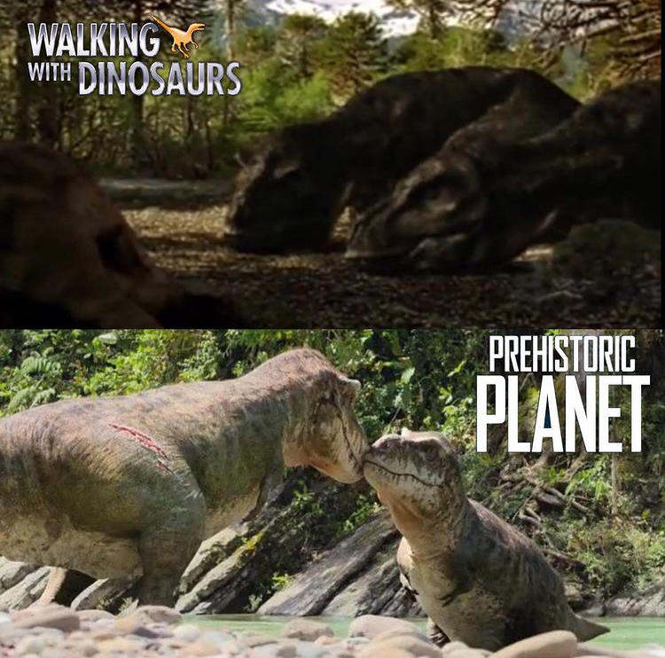 Prehistoric planet trex comparison 9 | Prehistoric Planet | Know Your Meme