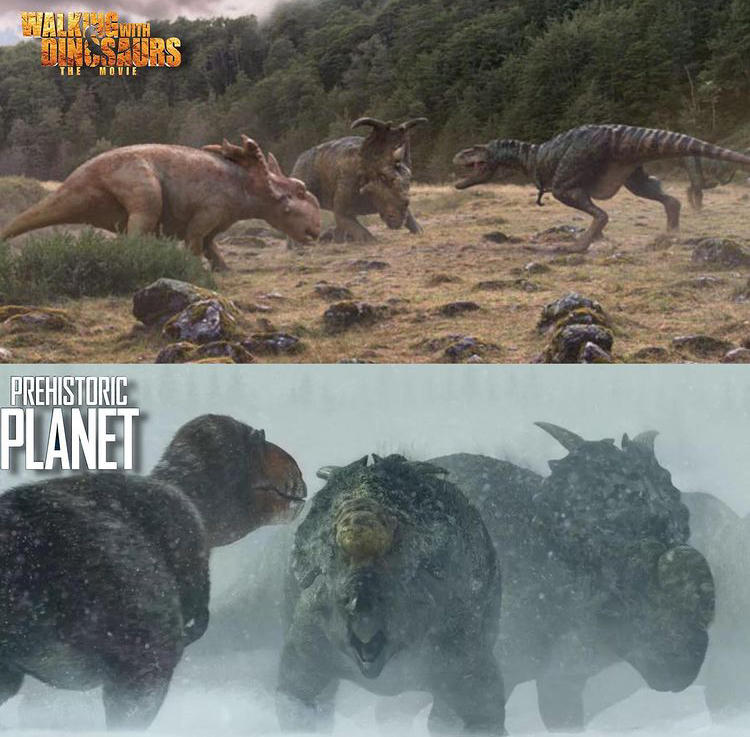 Pachyrhinosaurus vs Nanuqsaurus | Prehistoric Planet | Know Your Meme
