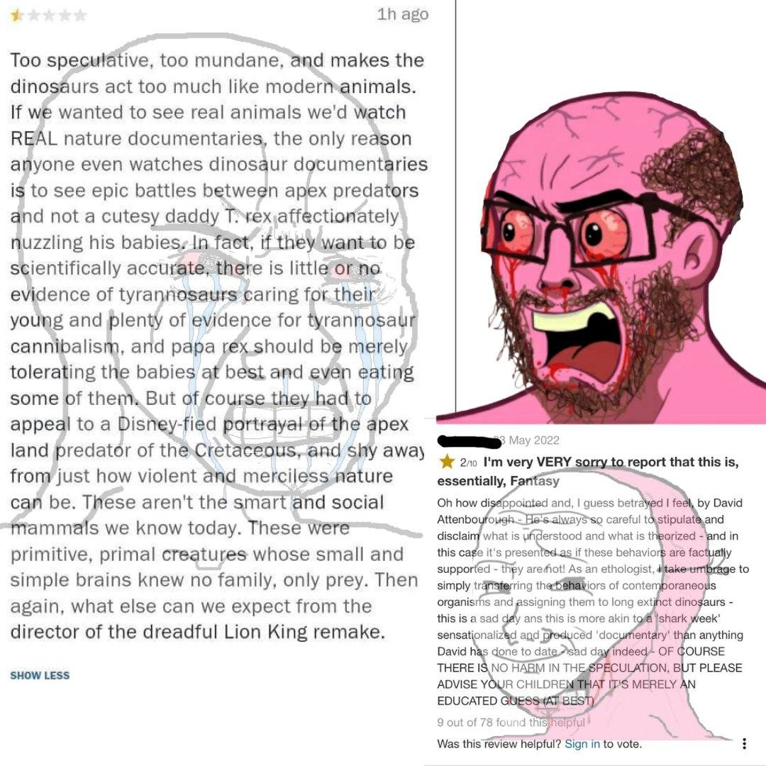 When the dinosaur documentary is accurate | Awesomebro | Know Your Meme