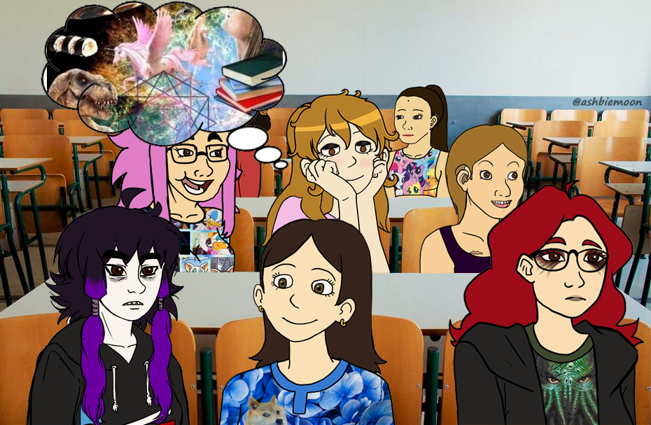 Ashbie thinking about everything in class | Ashbie Moon / Aspie Girl ...