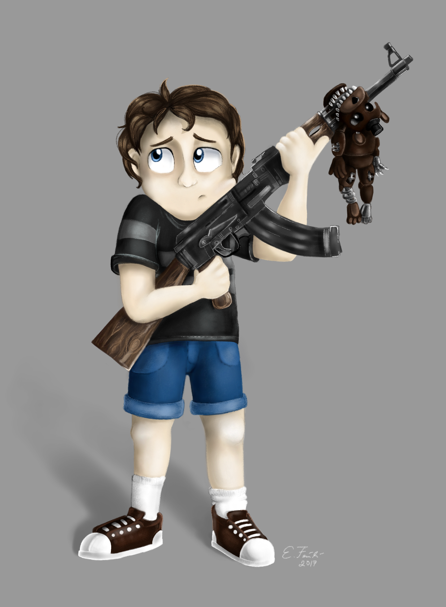 A BV with a gun | Five Nights at Freddy's | Know Your Meme