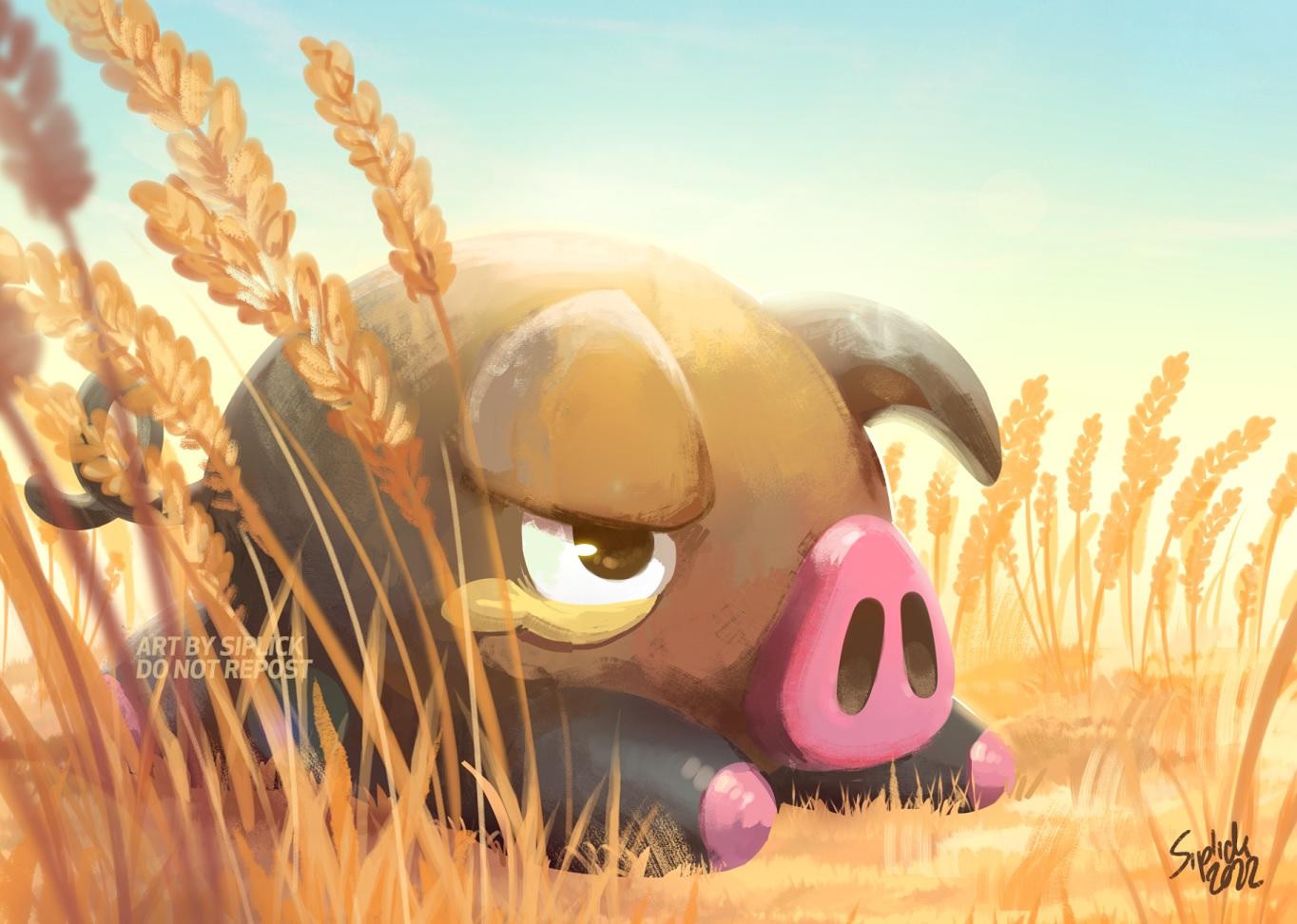 Lechonk after his siesta | Lechonk | Know Your Meme